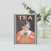 Vintage Tea Advertisement - Makes Better Postcard | Zazzle