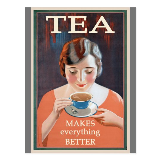 Vintage Tea Advertisement - Makes Better Postcard | Zazzle.com