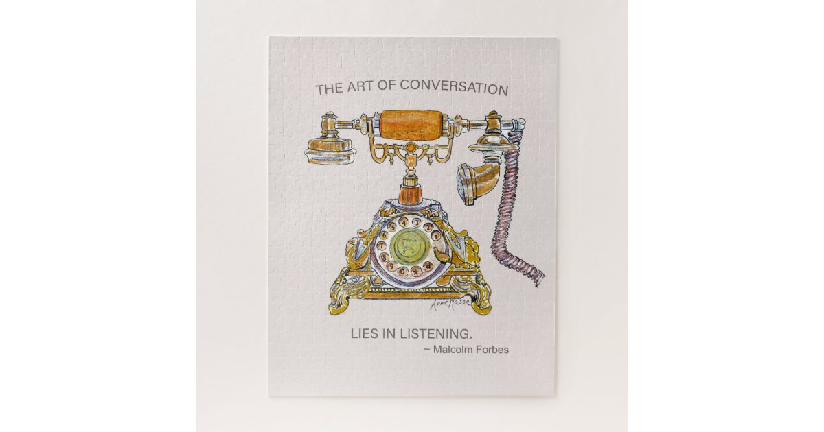 Vintage Telephone Jigsaw Puzzle | Zazzle