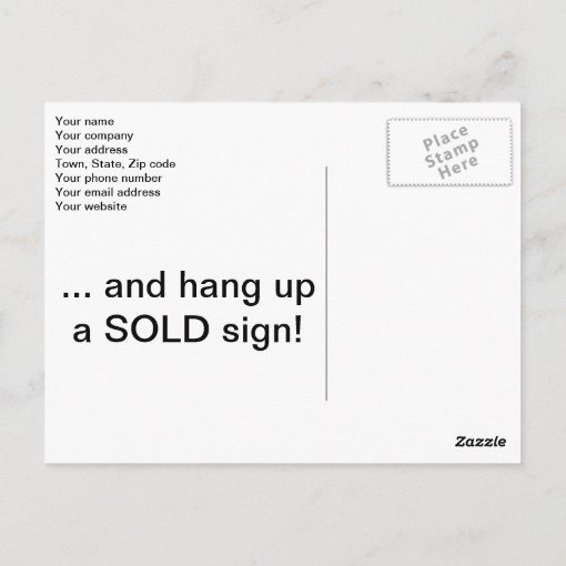 Vintage Telephone Real Estate Prospecting Postcard | Zazzle
