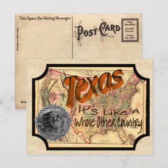 Vintage Texas Old Postcard | Zazzle
