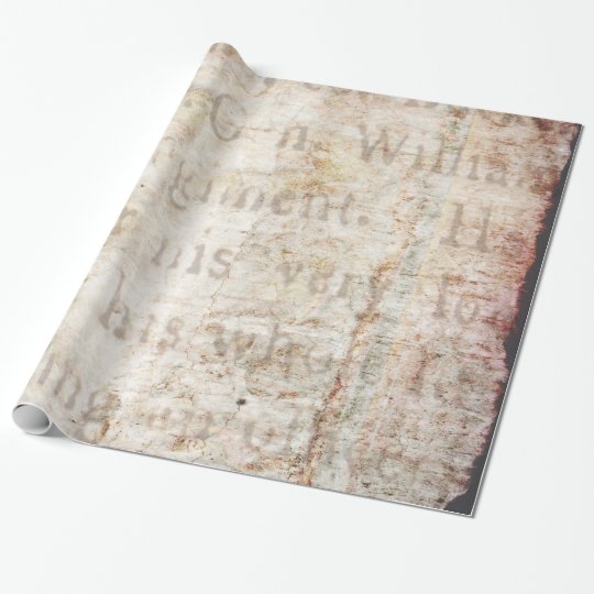 Vintage Text 1700 Background Paper Template Blank | Zazzle.com