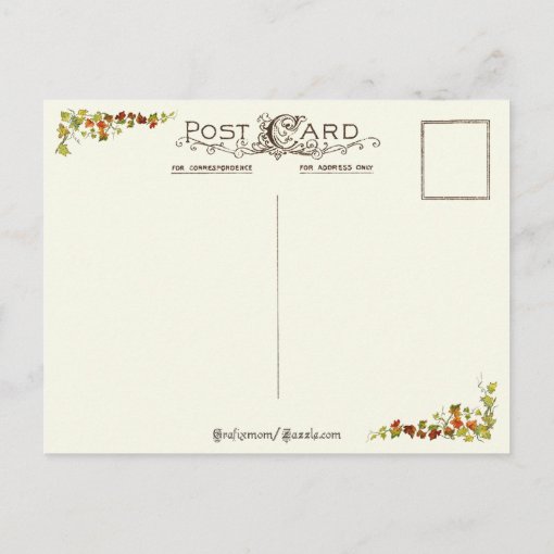 Vintage Thanksgiving Turkey Holiday Postcard | Zazzle