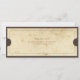 Vintage Ticket Invitation - Punch Card | Zazzle