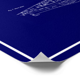 VINTAGE TITANIC BLUEPRINT POSTER | Zazzle