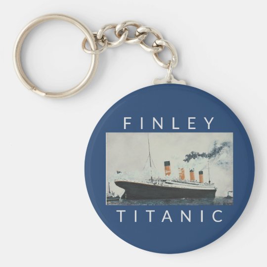 VINTAGE TITANIC NAME PURPLE RED BLUE KEYCHAIN | Zazzle.com