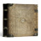 Vintage Tooled Leather Print Gothic Binder | Zazzle