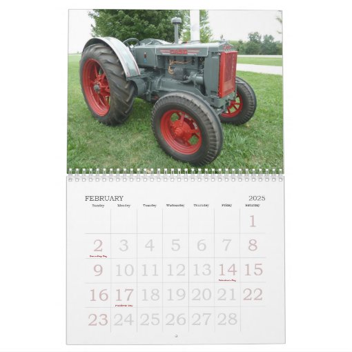 VINTAGE TRACTORS CALENDAR | Zazzle
