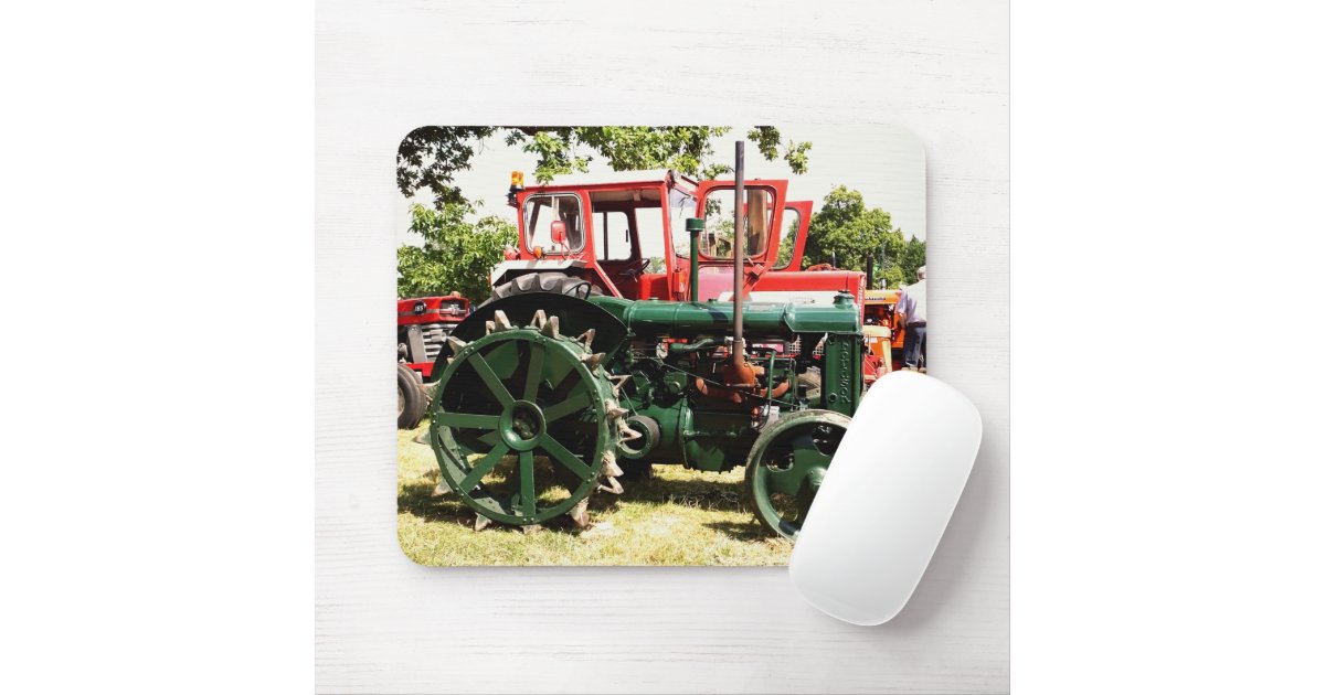 VINTAGE TRACTORS MOUSE PAD | Zazzle