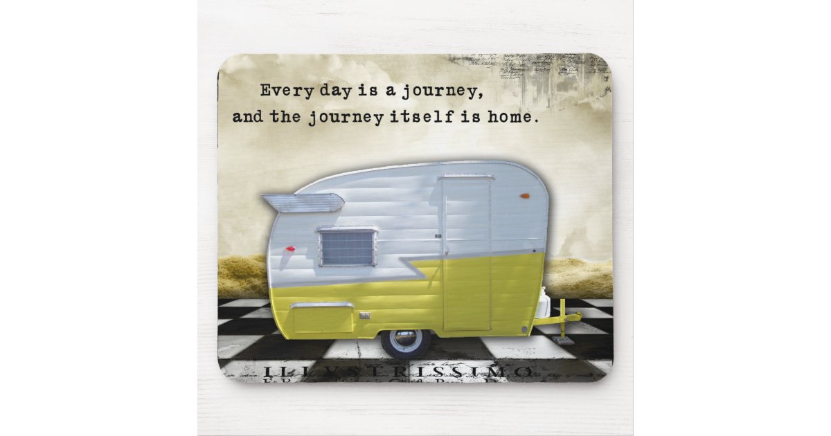 Vintage Trailer Shasta Journey Mouse Pad | Zazzle