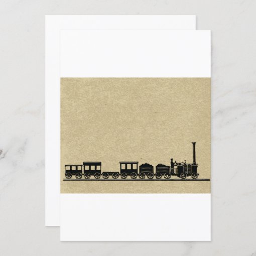 Vintage Train Invitations | Zazzle