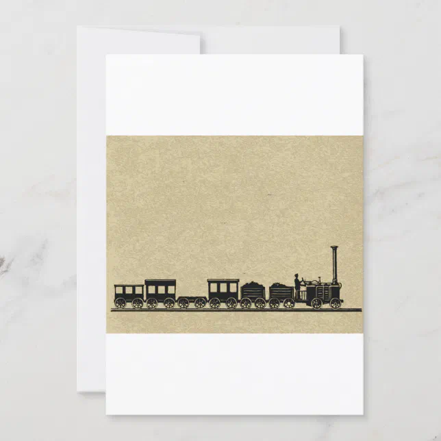 Vintage Train Invitations | Zazzle