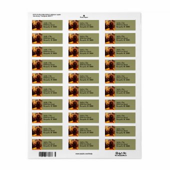 Vintage Train Locomotive RR Return address Label | Zazzle