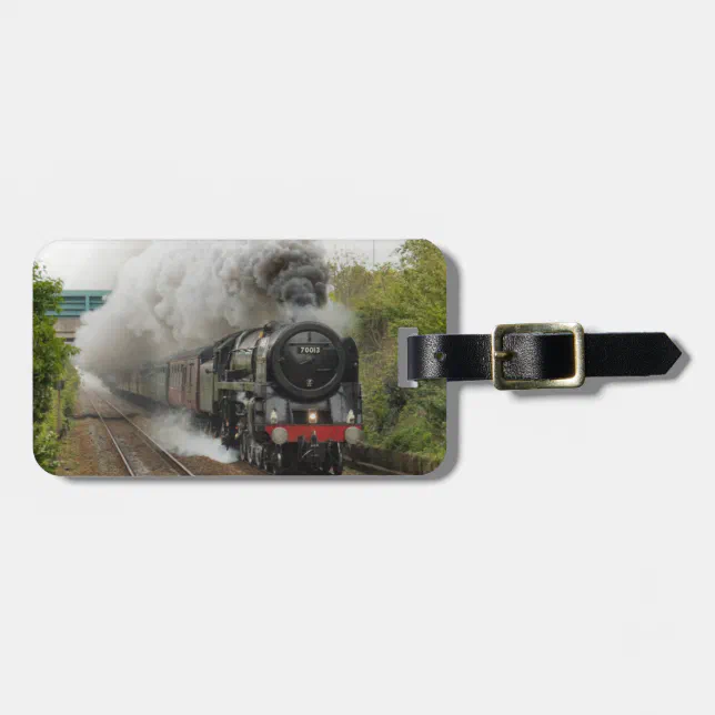 Vintage Train Luggage Tag | Zazzle