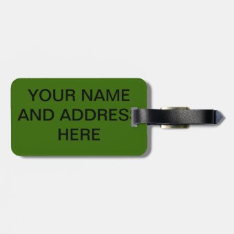 Vintage Train Luggage Tag | Zazzle