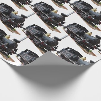 Vintage Train Pattern Wrapping Paper | Zazzle