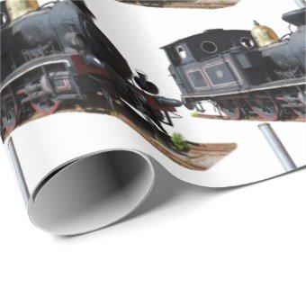 Vintage Train Pattern Wrapping Paper | Zazzle