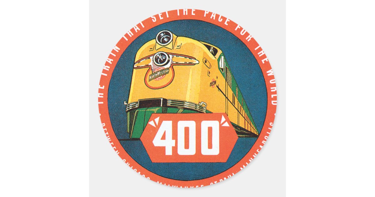 Vintage Train Stickers | Zazzle