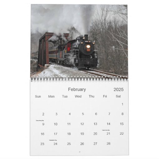 VINTAGE TRAINS CALENDAR | Zazzle