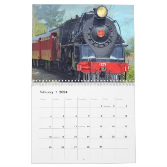 Vintage Trains Calendar 2021 | Zazzle