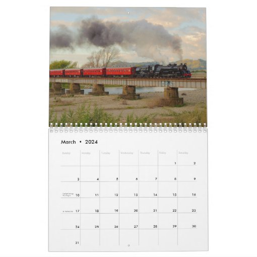 Vintage Trains Calendar 2021 | Zazzle