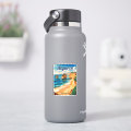 Vintage Travel Algarve Portugal Coastal Seaside Sticker | Zazzle