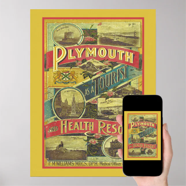 Vintage Travel and Tourist Guide of England Poster | Zazzle