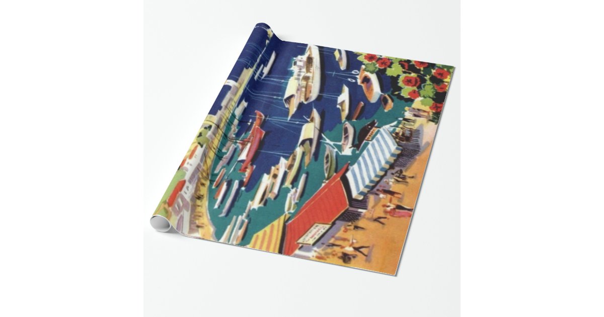 Vintage Travel Athens Greece Wrapping Paper | Zazzle