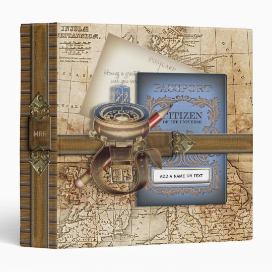 Vintage Travel Binder | Zazzle.com
