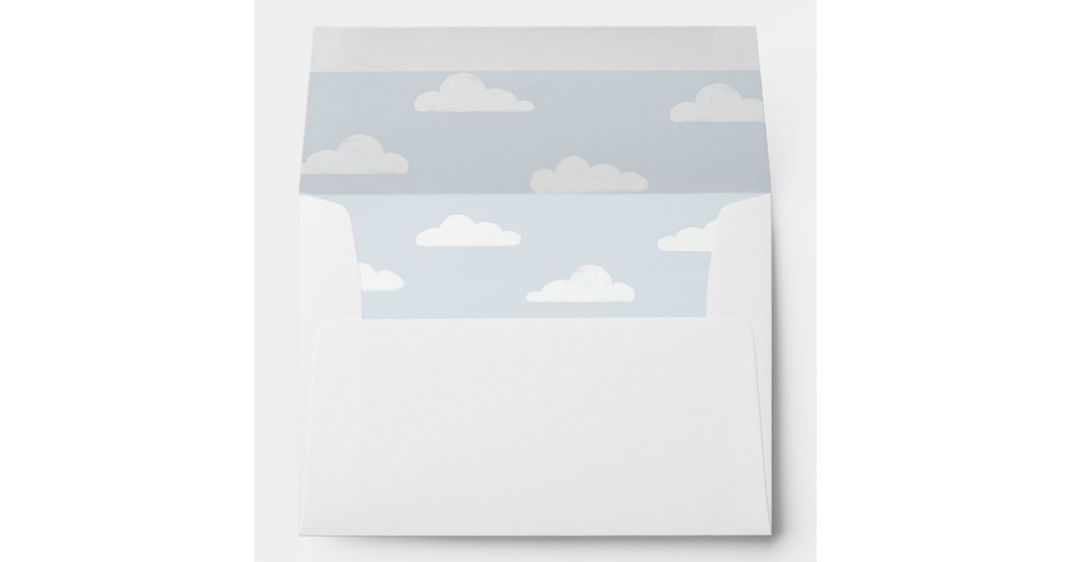 Vintage Travel Boy Baby Shower Return Address Envelope | Zazzle