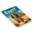 Vintage Travel Cairo Egypt Pyramid Retro Graphic Magnet | Zazzle