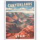 Vintage Travel Canyonlands National Park Utah Sticker | Zazzle