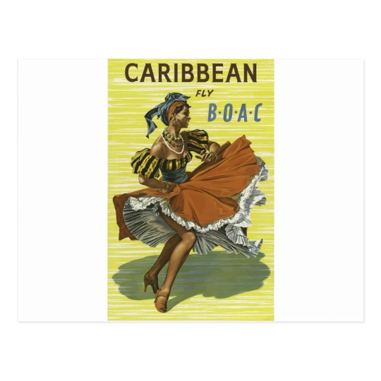 Vintage Travel Caribbean Postcard | Zazzle.com