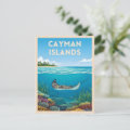 Vintage Travel Cayman Islands Underwater Nature Postcard | Zazzle