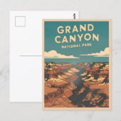 Vintage Travel Grand Canyon Retro Scenic Postcard | Zazzle