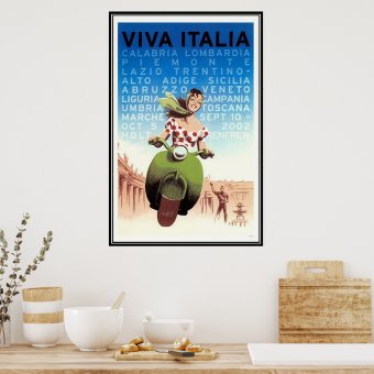 Vintage travel Italy - Poster | Zazzle