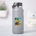 Vintage Travel Kerala India Retro Scenic Sticker | Zazzle