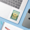 Vintage Travel Lincoln Memorial Washington DC Sticker | Zazzle