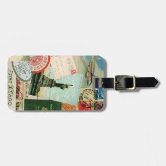 Vintage Travel...luggage tag | Zazzle
