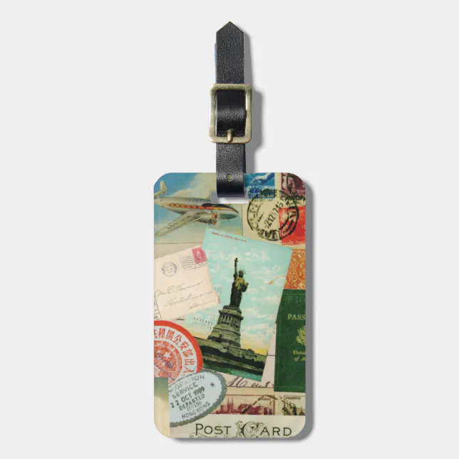 Vintage Travel...luggage tag | Zazzle