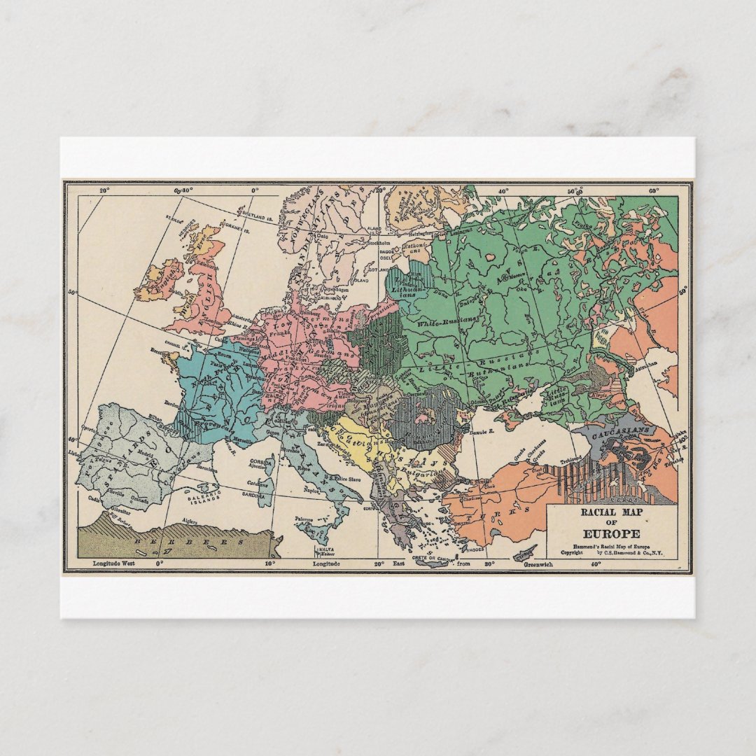 Vintage Travel Map Postcard | Zazzle