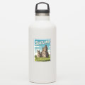 Vintage Travel Scotland Highlands Retro Scenic Sticker | Zazzle
