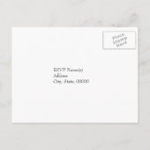 Vintage Travel Themed Wedding RSVP Postcard | Zazzle