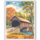 Vintage Travel Vermont Landscape Retro Scenic Sticker | Zazzle