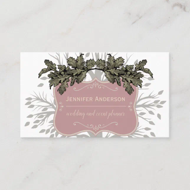 Vintage Tree Business Card | Zazzle
