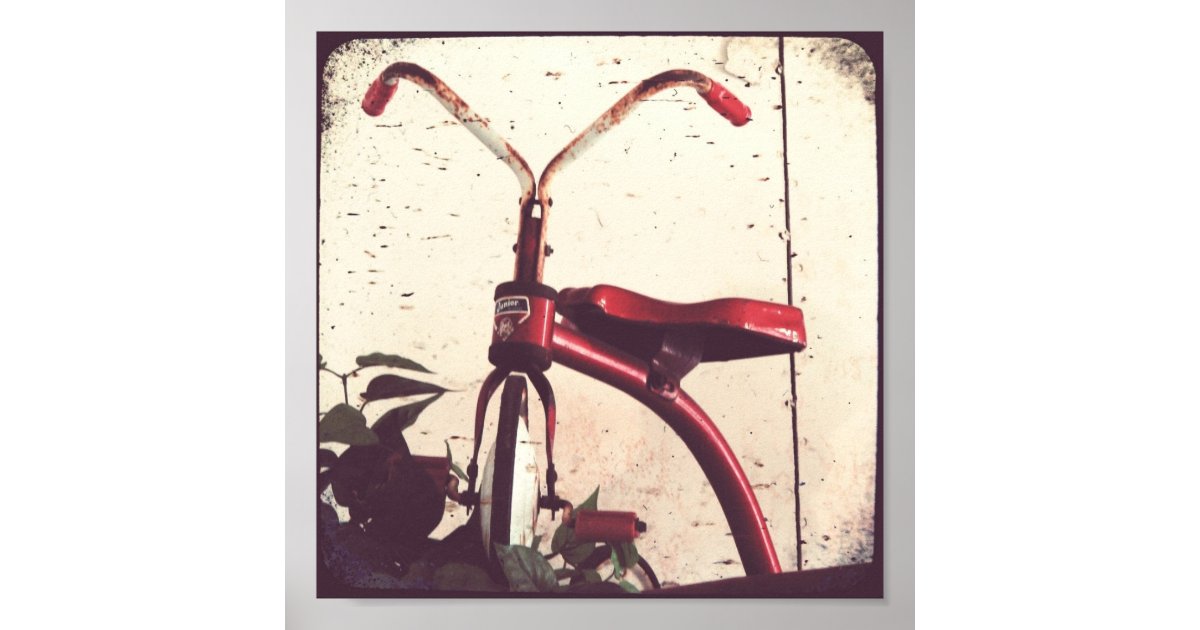 Vintage Tricycle Poster | Zazzle