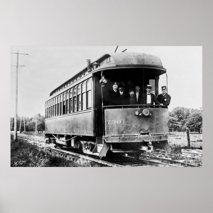 Vintage Trolley Car Poster | Zazzle.com