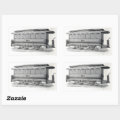 Vintage Trolley Sticker | Zazzle