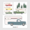 Vintage Truck Campers Motorhome RV Camping RVing Sticker | Zazzle