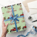 Vintage Truck Your Christmas Tree Farm Wrapping Paper | Zazzle